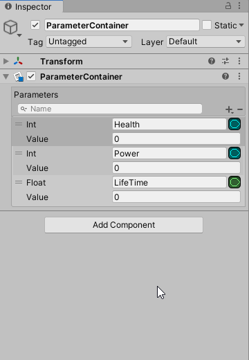 Edit Parameter | Arbor Documentation
