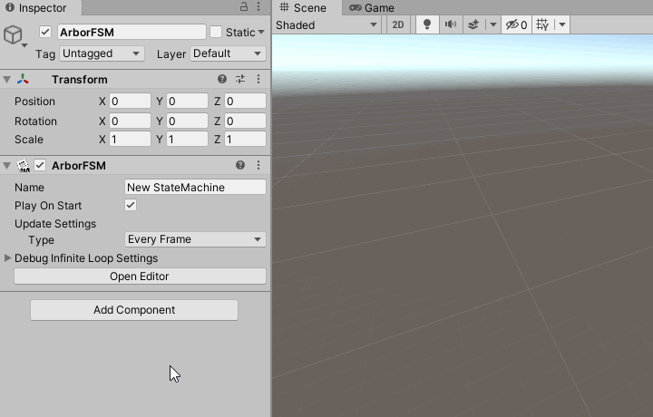 Open ArborFSM Graph | Arbor Documentation